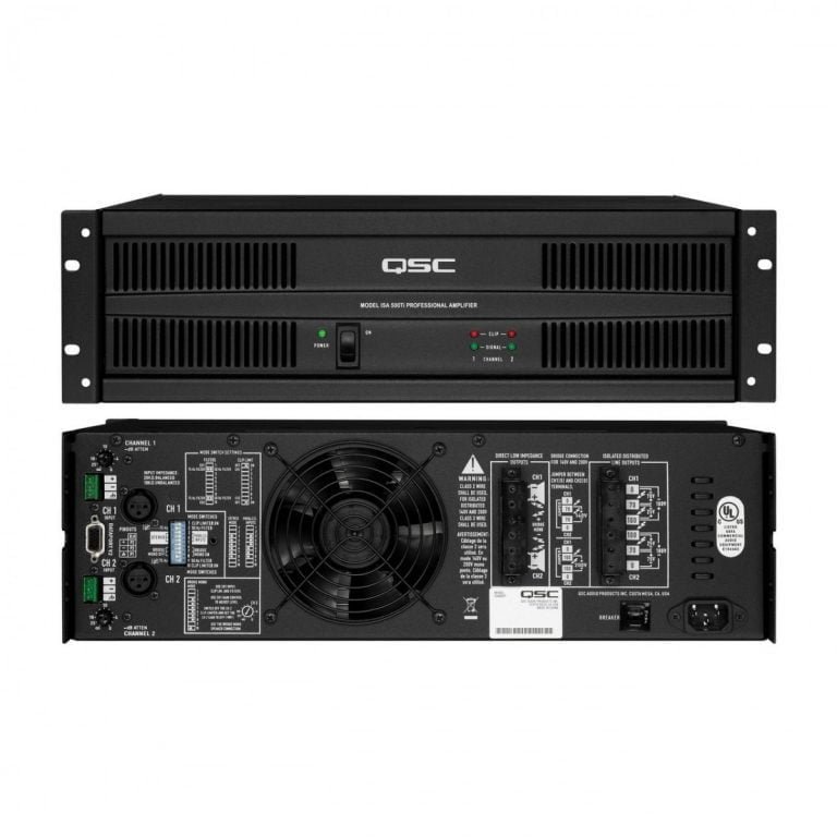 QSC AMPLIFICADOR ISA500TI | Import Music Ecuador